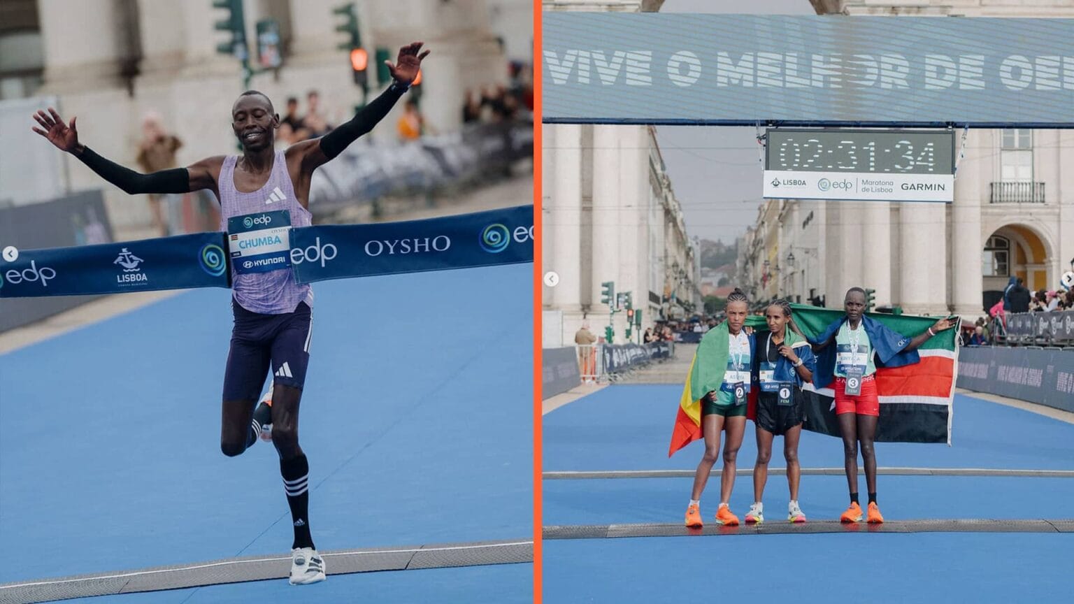 Resultados del Maratón de Lisboa 2025: Zablon Chumba y Abebech Bekele ...