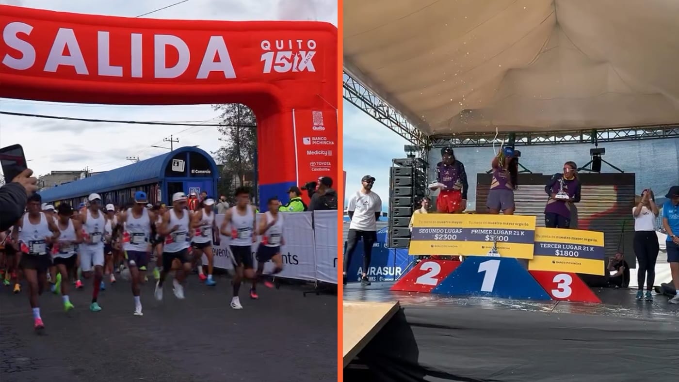 Cristhian Pacheco y Dina Velásquez conquistan el Quito 15K Race 2026 en ...